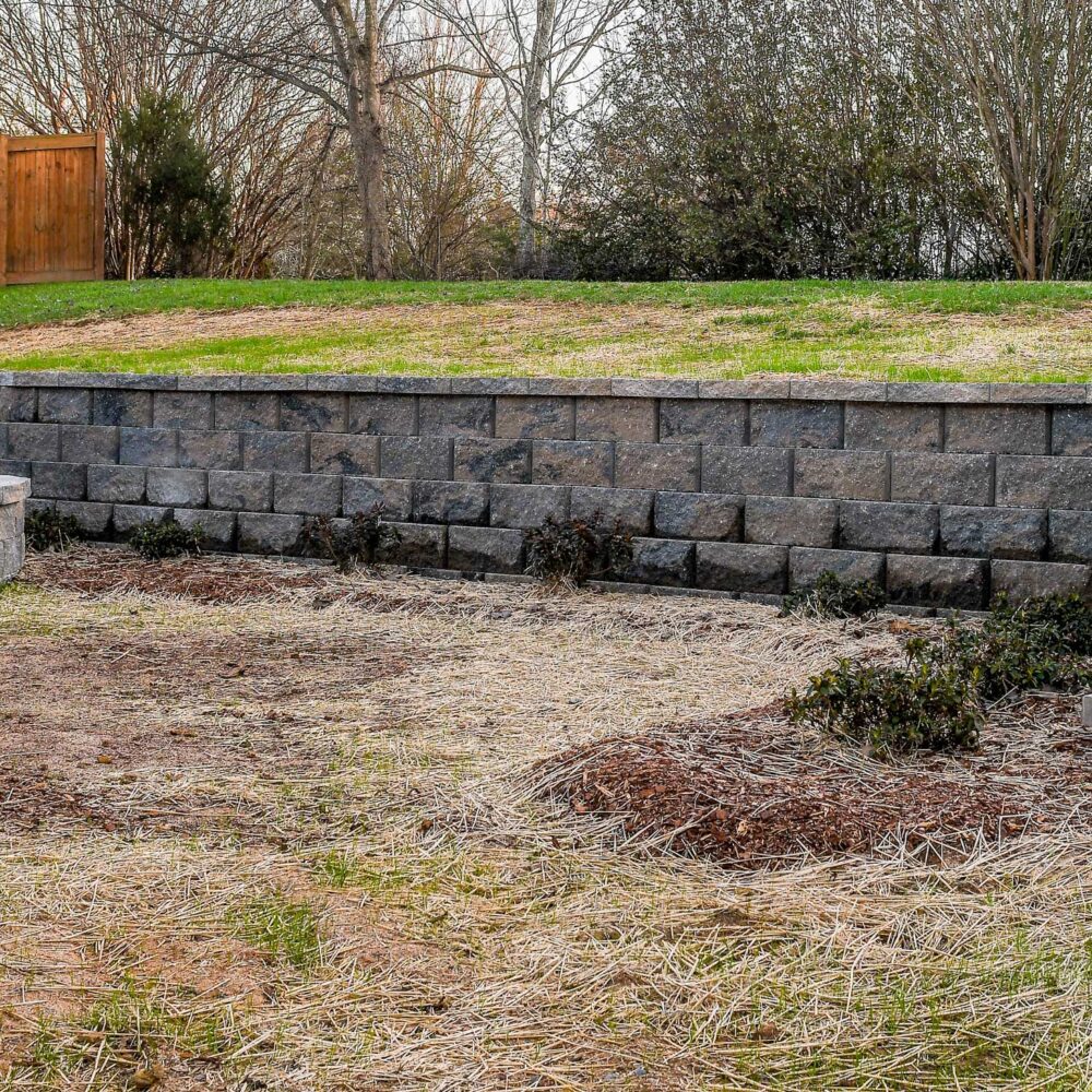 Paver Patio and Retaining Wall | EcoGreen Landscaping